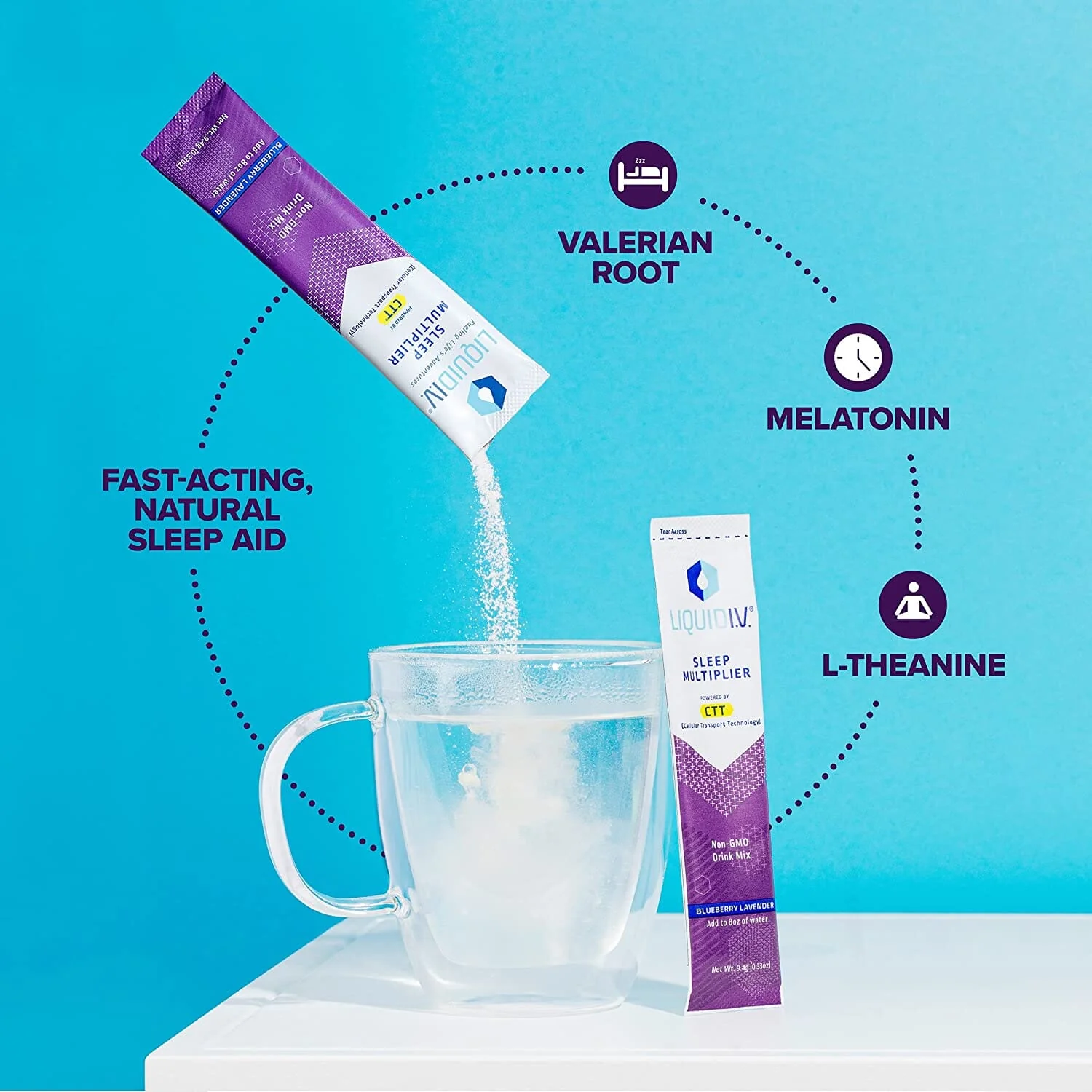 Liquid I.V. Sleep Multiplier – Hydration & Restful Sleep Support – LVS